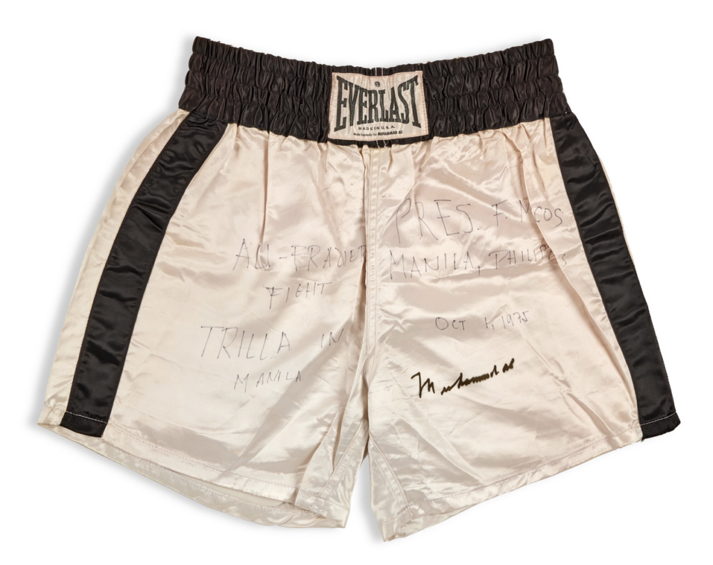 Muhammad Ali's Trunks from 'Thrilla in Manila' to Sell for Millions at ...